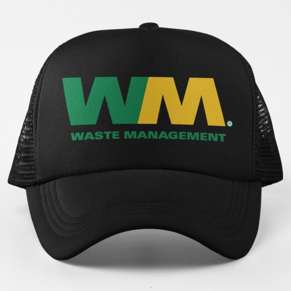 Accessories | New Waste Management Wm Foam Trucker Mesh Snapback Hat ...
